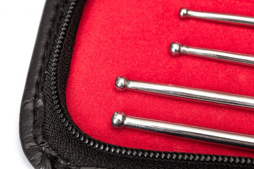 Sexing probe 8 piece Ball tip with pouch- SILVER – Redline Science